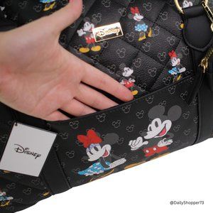 Disney | Bags | Disney Womens Mickey Minnie Weekender Travel Bag W Coin ...